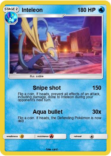 Pokémon Inteleon 32 32 - Snipe shot - My Pokemon Card
