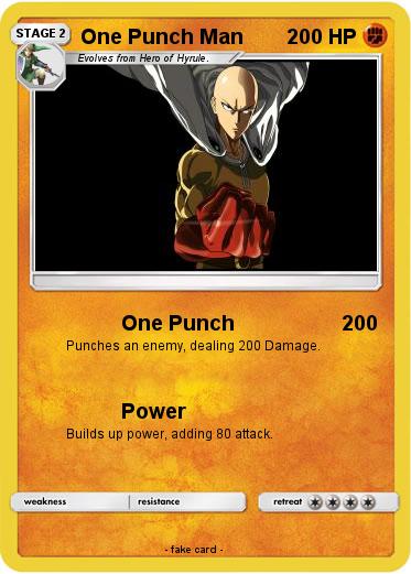 Pokémon One Punch Man 64 64 - One Punch - My Pokemon Card