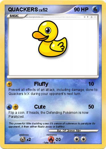 Pokémon QUACKERS 9 9 - Fluffy - My Pokemon Card