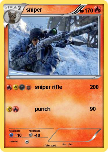 Pokémon sniper 1090 1090 - sniper rifle - My Pokemon Card