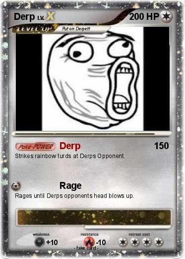 Pokémon Derp 332 332 - Derp - My Pokemon Card
