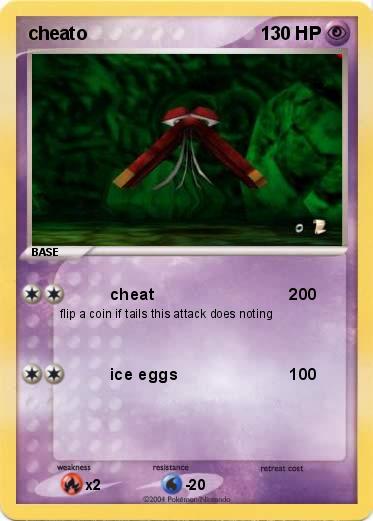 Pokémon cheato 1 1 - cheat 200 - My Pokemon Card