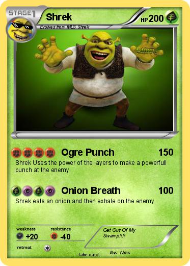 Pokémon Shrek 545 545 - Ogre Punch - My Pokemon Card