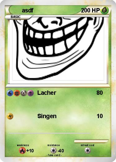 Pokémon asdf 156 156 - Lacher - My Pokemon Card