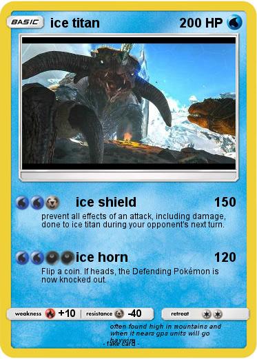 Pokémon ice titan 1 1 - ice shield - My Pokemon Card