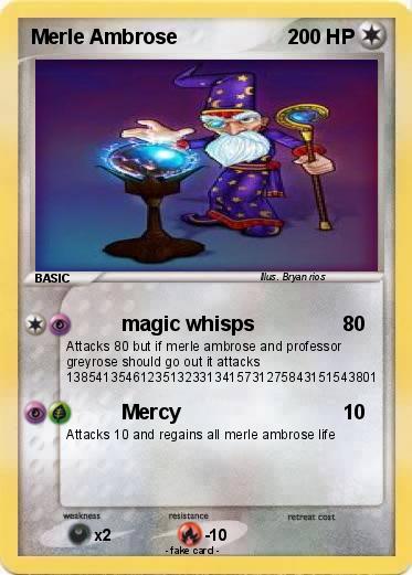 Pokémon Merle Ambrose 2 2 - magic whisps - My Pokemon Card