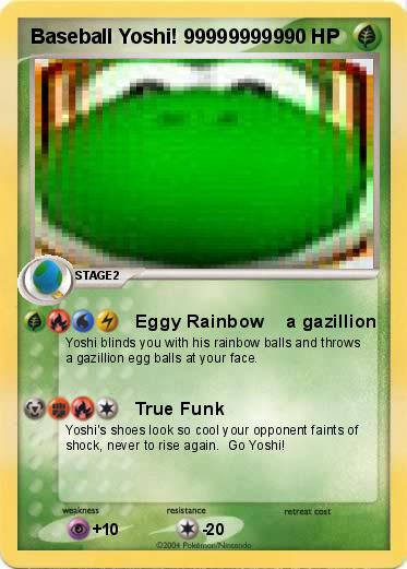Pokémon Baseball Yoshi 999999999 999999999 - Eggy Rainbow a gazillion ...