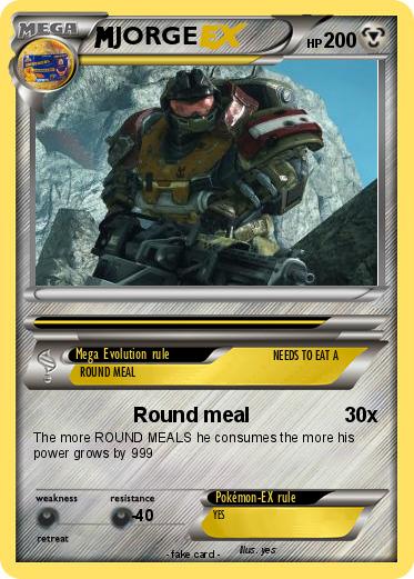 Pokémon JORGE 195 195 - Round meal - My Pokemon Card