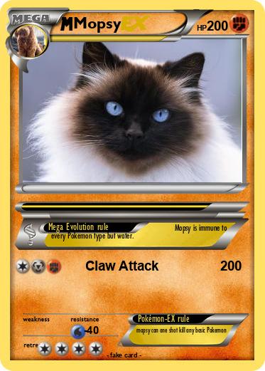 Pokémon Mopsy 4 4 - Claw Attack - My Pokemon Card