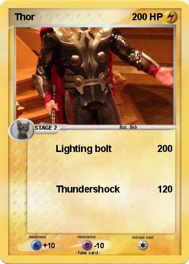 Pokémon Thor 607 607 - Lighting bolt - My Pokemon Card