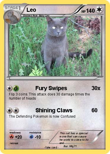 Pokémon Leo 825 825 - Fury Swipes - My Pokemon Card