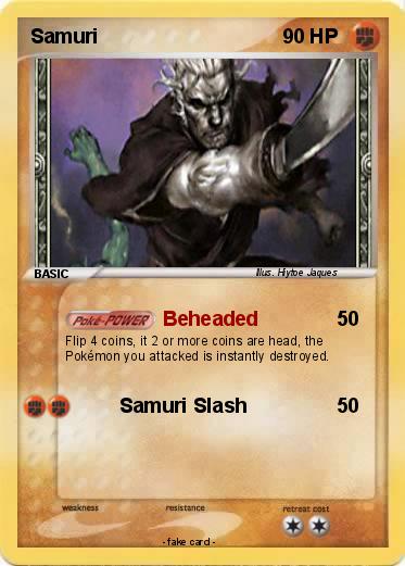 Pokémon Samuri 14 14 - Beheaded - My Pokemon Card