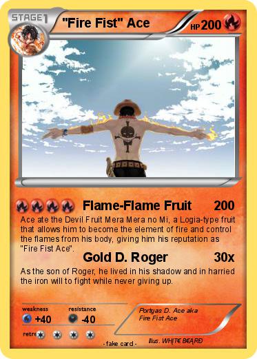 Pokémon Fire Fist Ace 7 7 - Flame-Flame Fruit - My Pokemon Card
