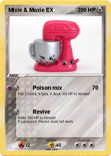 Pokémon Mixie Maxie EX - Poison mix - My Pokemon Card
