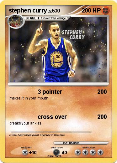 Pokémon stephen curry 70 70 - 3 pointer - My Pokemon Card