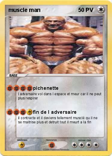 Pokémon muscle man 5 5 - pichenette - Ma carte Pokémon