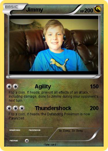 Pokémon Jimmy 582 582 - Agility - My Pokemon Card