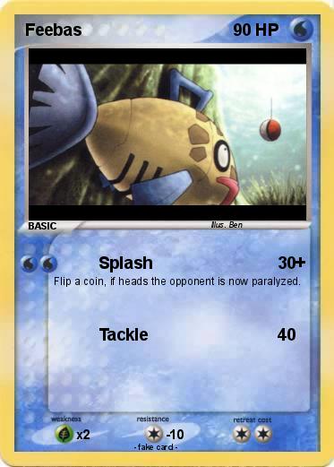 Pokémon Feebas 50 50 - Splash - My Pokemon Card