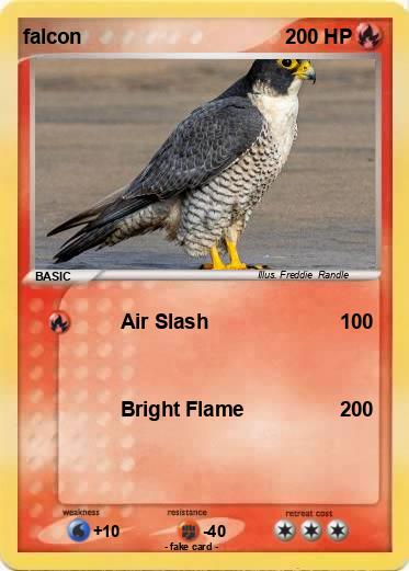 Pokémon falcon 219 219 - Air Slash - My Pokemon Card
