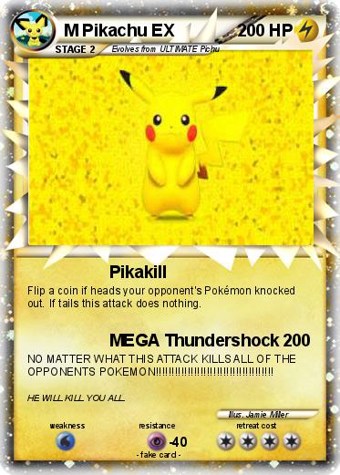Pokémon ULTIMATE Pikachu 75 75 - Pikakill - My Pokemon Card