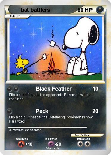 Pokémon bat battlers - Black Feather - My Pokemon Card