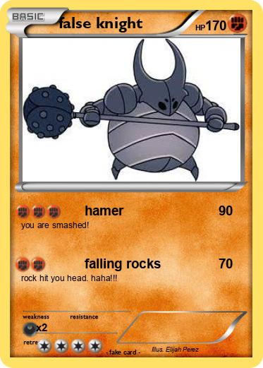 Pokémon false knight - hamer - My Pokemon Card
