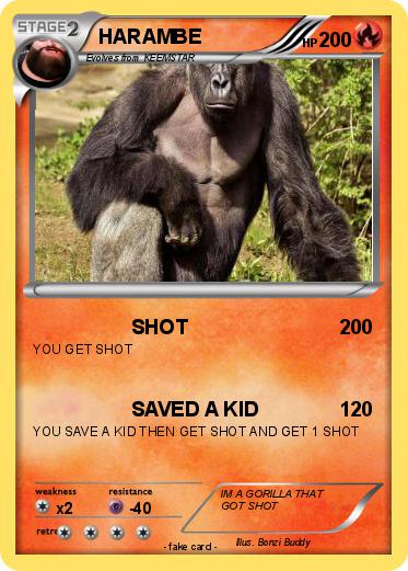 Pokémon HARAMBE 360 360 - SHOT - My Pokemon Card