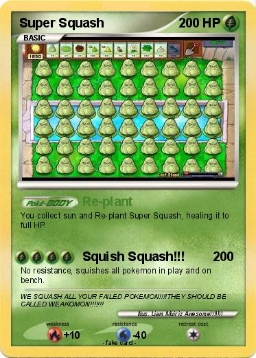 Pokémon Super Squash - Re-plant - My Pokemon Card