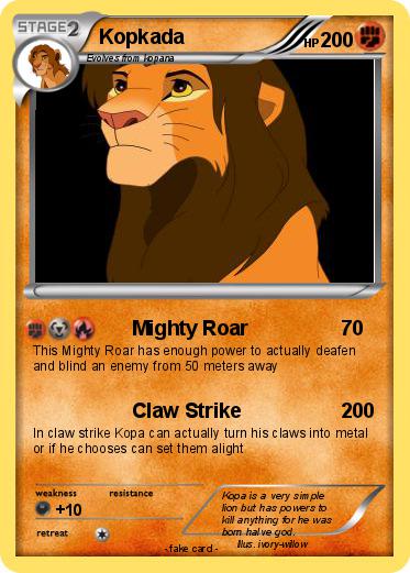 Pokémon Kopkada - Mighty Roar - My Pokemon Card