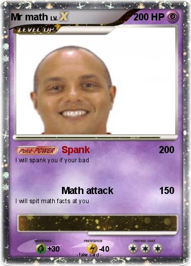 Pokémon Mr math 1 1 - Spank - My Pokemon Card