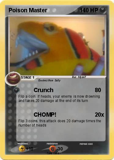 Pokémon Poison Master - Crunch - My Pokemon Card