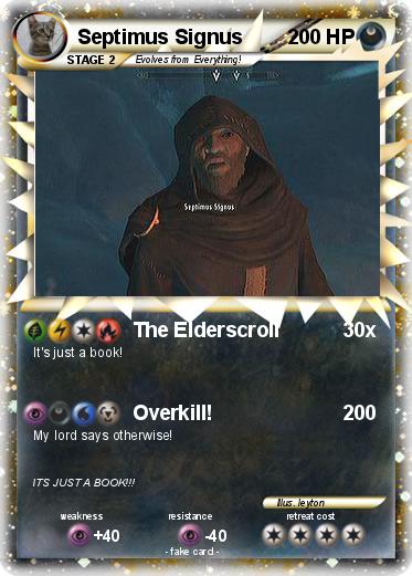 Pokémon Septimus Signus - The Elderscroll - My Pokemon Card