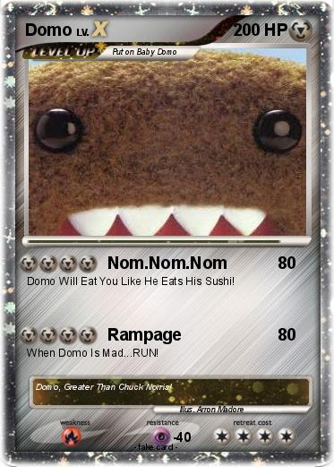 Pokémon Domo 356 356 - Nom.Nom.Nom - My Pokemon Card