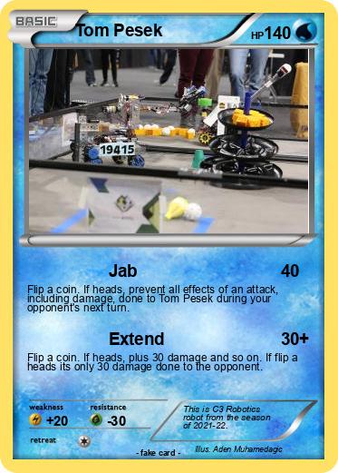 Pokémon Tom Pesek - Jab - My Pokemon Card