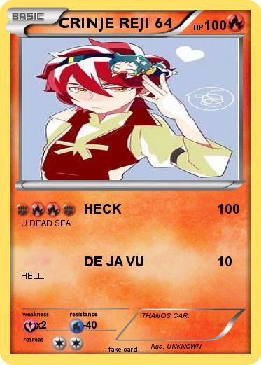 Pokémon CRINJE REJI 64 64 - HECK - My Pokemon Card