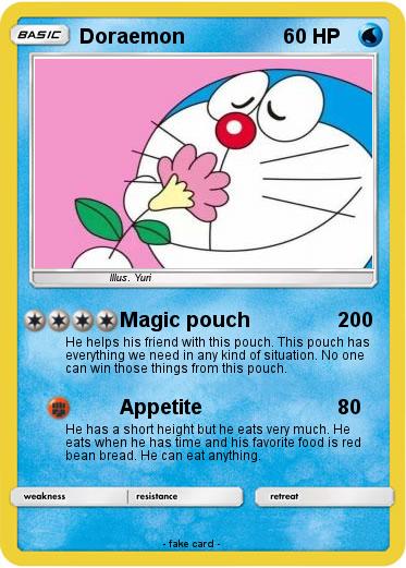 Pokémon Doraemon 128 128 - Magic pouch - My Pokemon Card