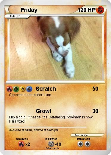 Pokémon Friday 9 9 - Scratch - My Pokemon Card