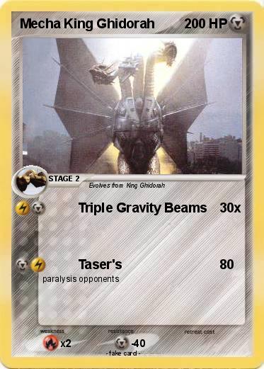 Pokémon Mecha King Ghidorah 7 7 - Triple Gravity Beams - My Pokemon Card