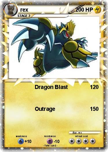 Pokémon rex 380 380 - Dragon Blast - My Pokemon Card
