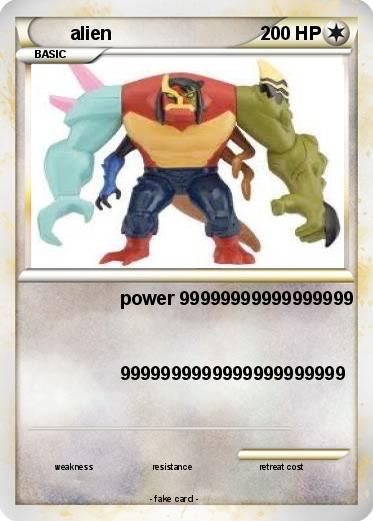 Pokémon alien 755 755 - power 99999999999999999 - My Pokemon Card