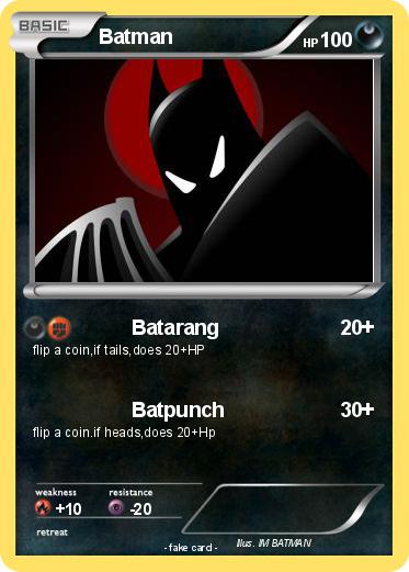 Pokémon Batman 1678 1678 - Batarang - My Pokemon Card