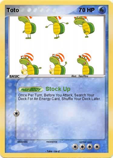 Pokémon Toto 275 275 - Stock Up - My Pokemon Card