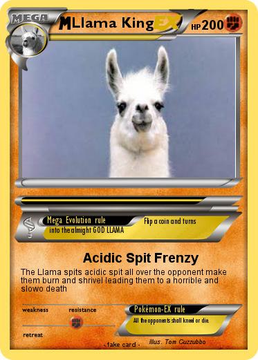 Pokémon Llama King 2 2 - Acidic Spit Frenzy - My Pokemon Card