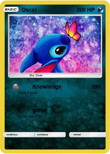 Pokémon Oscar 444 444 - Knowledge - My Pokemon Card