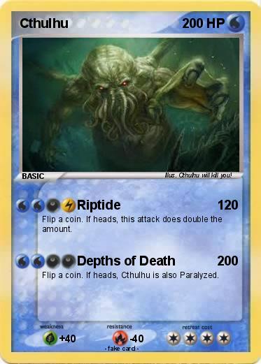 Pokémon Cthulhu 70 70 - Riptide - My Pokemon Card