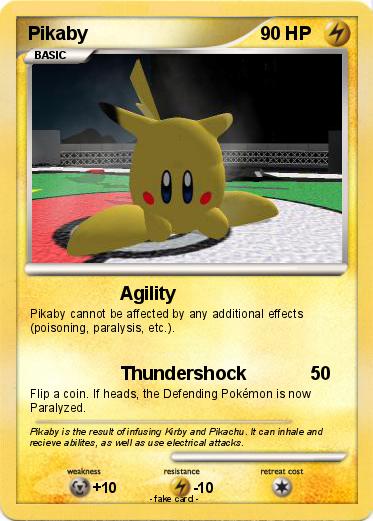 Pokémon Pikaby 1 1 - Agility - My Pokemon Card