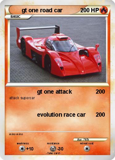 Pokémon gt one road car 1 1 - gt one attack - My Pokemon Card