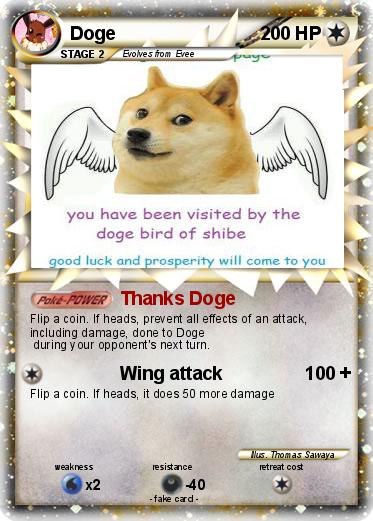 Pokémon Doge 15 15 - Thanks Doge - My Pokemon Card