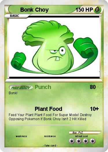 Pokémon Bonk Choy 4 4 - Punch - My Pokemon Card