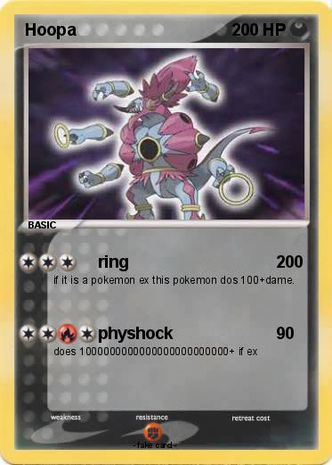 Pokémon Hoopa 545 545 - ring - My Pokemon Card